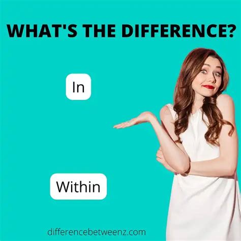 Differences Between In And Within Difference Betweenz