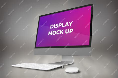 Premium Psd Display Mockup Screen Mockup Monitor Mockup Setup Mockup Gaming Setup