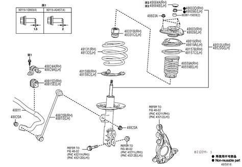 Absorber Assembly Set Shock Front Right Hand