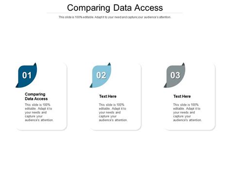 comparing data access ppt powerpoint presentation slides visual aids cpb presentation graphics