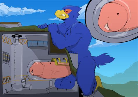Rule 34 Anthro Avian Bird Blue Body Bodily Fluids Close Up Closed