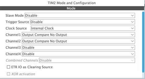 STM32 General Purpose Timer As A Trigger For Multiple Time Dependant Events