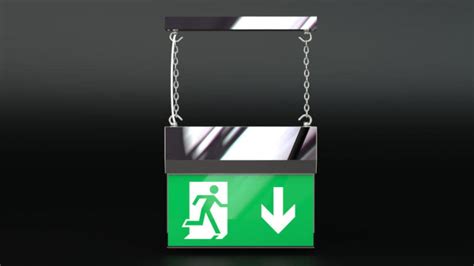 Chain Suspended LED Exit Sign Emergency Lighting