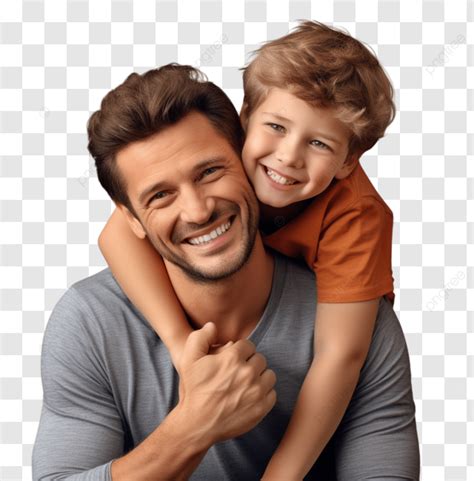 سعيد الأب والابن احتضان الأب وابنه الترابط الاسري صورة العائلة