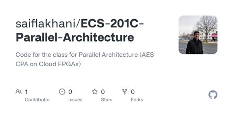 Github Saiflakhani Ecs 201c Parallel Architecture Code For The Class For Parallel
