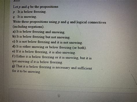 answered let p and q be the propositions p it… bartleby