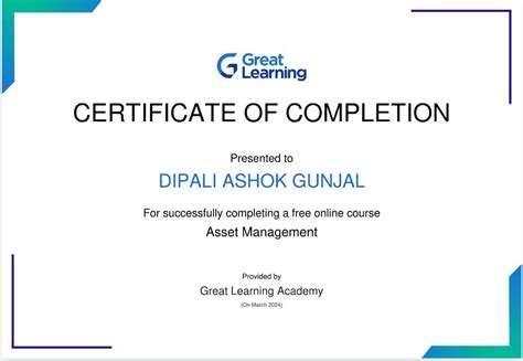 Dipali Gunjal On Linkedin Assetmanagement Professionaldevelopment