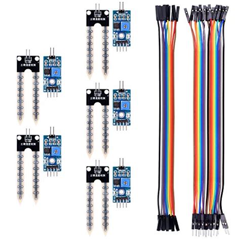 Buy Kuman PCS Soil Moisture Sensor Kit Compatible With Raspberry Pi Arduino Uno R Mega