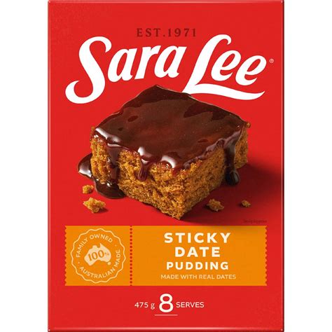 Sara Lee Sticky Date Pudding 475g Woolworths
