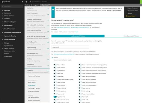 Dynatrace Integration OSNEXUS Online Documentation Site