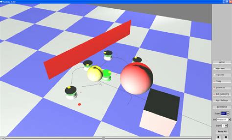 snapshot of the main robbit s windows simulating 5 mobile robots and download scientific