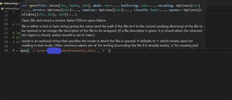 Python Unreadable Intellisense Tooltip Stack Overflow