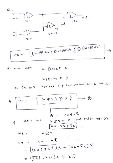 Solved Check The Following Boolean Circuit Composed Of XOR Gate And Course Hero