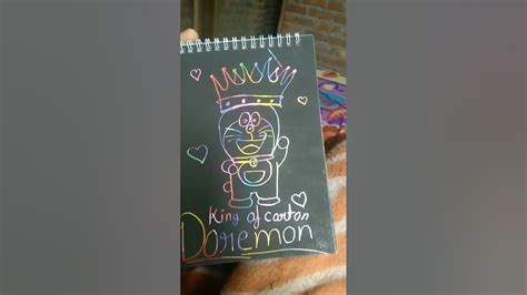 Scretch Book Me Doremon Drawing Art Diy Youtube