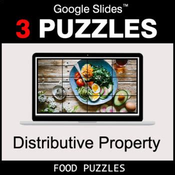 Distributive Property Google Slides Food Puzzles By WhooperSwan