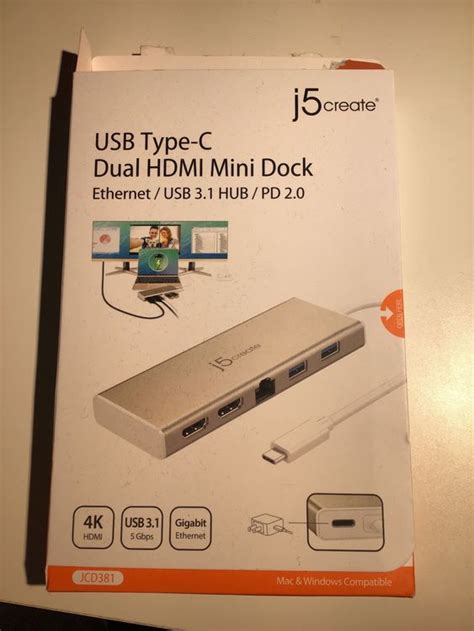 USB C Type C Docking J Create K HDMI Kaufen Auf Ricardo