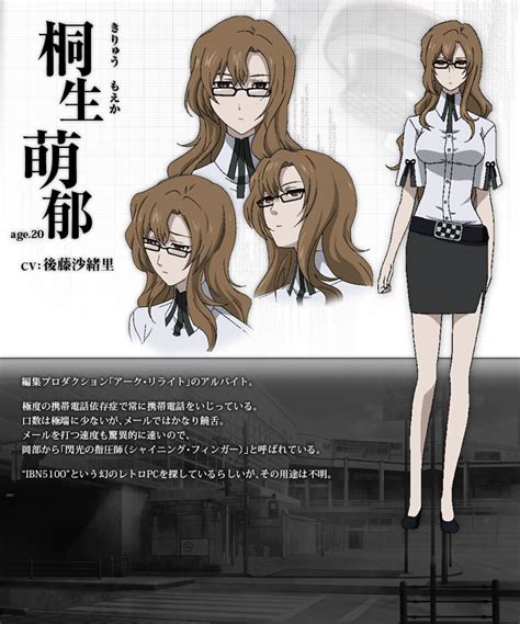 Steins Gate Kiryuu Moeka Character Profile By Mangaguy12 On Deviantart