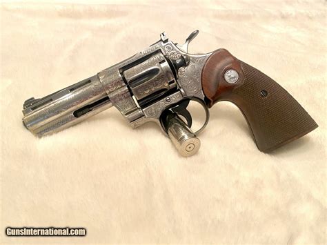 Engraved Colt Python Inch Barrel