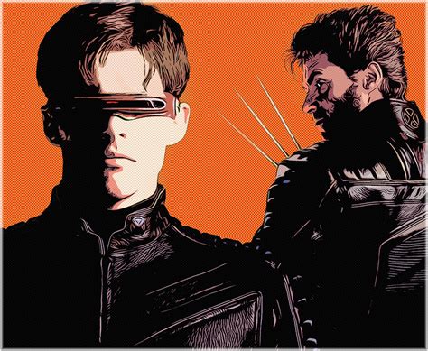 X Men Scott And Logan Art Still Playing With Different Art Styles And