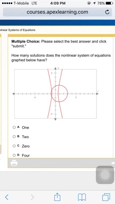 Solved How Many Solutions Does The Nonlinear System Of