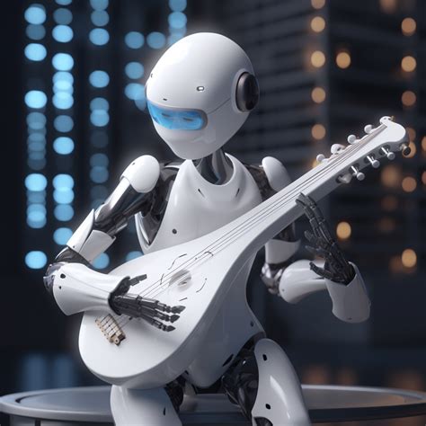 Ai Ai Robot Bard Playing The Lyre By Mirecat2 On Deviantart