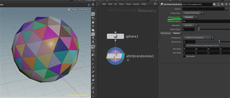 Example Use Of The Attribute Randomize Node In Houdini John Player