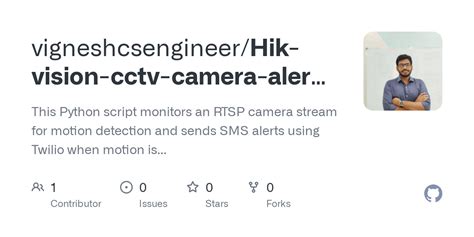 Hik Vision Cctv Camera Alert With Python Using Twiliohikvision Camera