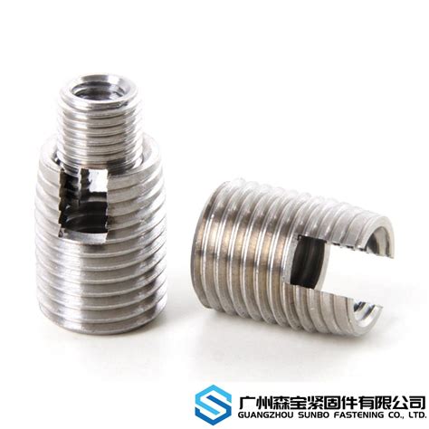 302 Type Stainless Steel Unified Size Self Tapping Threaded Insert