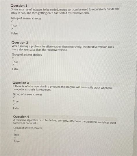 Solved Question 1 Given An Array Of Integers To Be Sorted