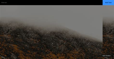 Editable Screen Codesandbox