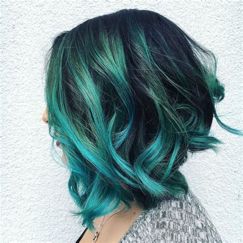 Pin On Color Me Teal Turquoise Hair Teal Ombre Hair Teal Hair