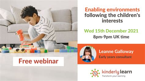 Free Enabling Environments Webinar Kinderly