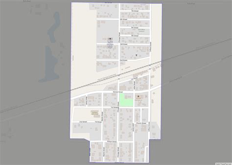 Map Of Gorham City Kansas Thong Thai Real