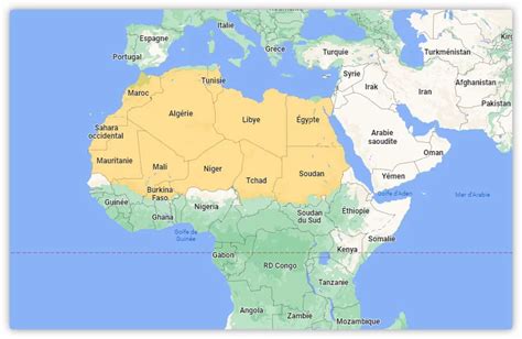Desert Sahara Localisation Sahara Carte Afrique Ehjwg