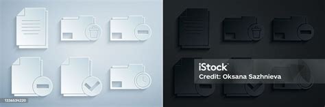 문서 및 확인 표시 마이너스 시계 삭제 및 아이콘폴더를 확인합니다 벡터 계획에 대한 스톡 벡터 아트 및 기타 이미지 계획 쓰레기 3차원 형태 Istock