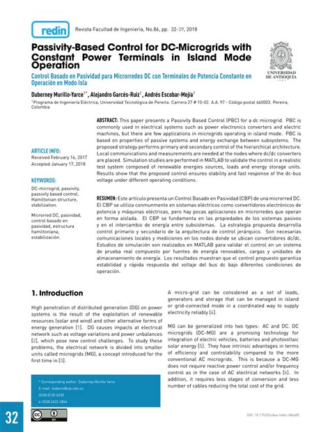 Pdf Passivity Based Control For Dc Microgrids With Constant Power Terminals In Island Mode