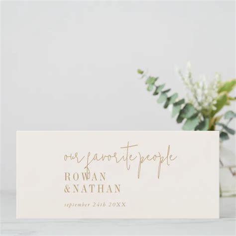 Modern Chic Vintage Gold Seating Chart Header Zazzle