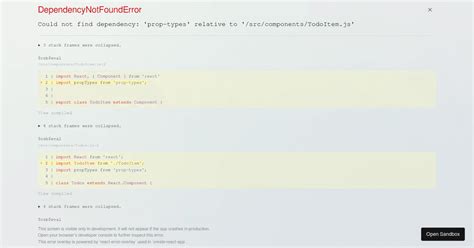React To Do Codesandbox