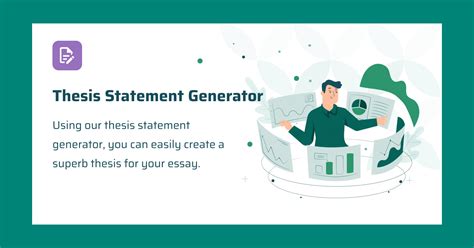 Thesis Statement Generator Formulate A Thesis For An A Paper