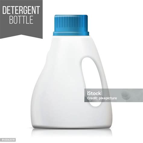 세제 병 벡터입니다 흰색 배경 그림에 절연 플라스틱 세제 용기 0명에 대한 스톡 벡터 아트 및 기타 이미지 0명 3차원 형태 가정 생활 Istock