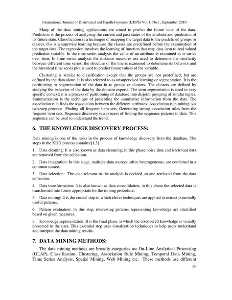 Data Mining System And Applications A Review Pdf Databases