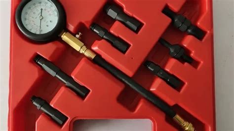 Diesel Engine Cylinder Compression Tester Universal Meter Gauge Tool For Trucks Engine Testing