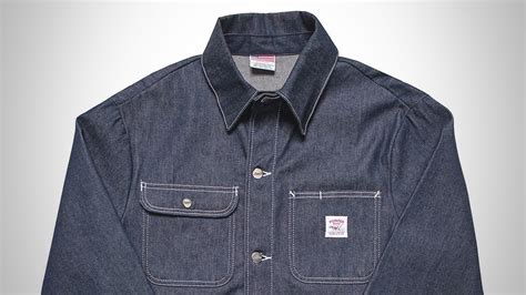 Cool Tools Of Doom The Pointer Brand Indigo Denim Chore Coat Solidsmack