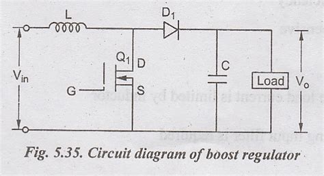Boost Regulator Circuit Diagram Equivalent Circuits Derivations Advantages Disadvantages