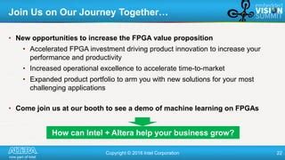 Accelerating Deep Learning Using Altera FPGAs A Presentation From Intel PPT
