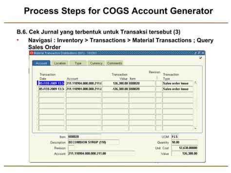 Cogs Account Generator Workflow Customization Ppt Business And Finance