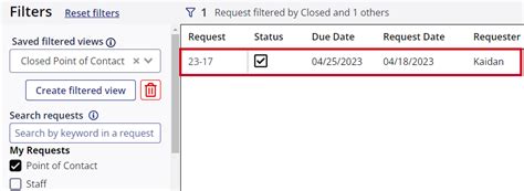 Search And Filter Requests Nextrequest