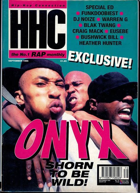Hip Hop Connection Hhc Magazine 79 Onyx Rapzines