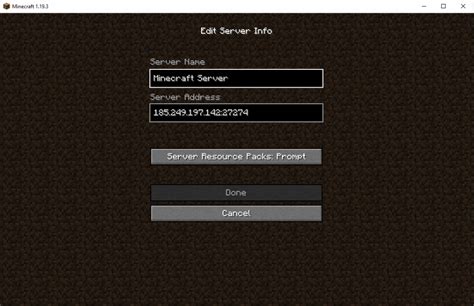 Minecraft Connect To The Server ZAP Hosting Docs