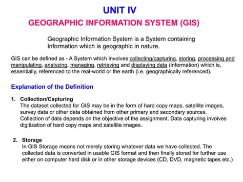 Geographic Information System Gis Pptx